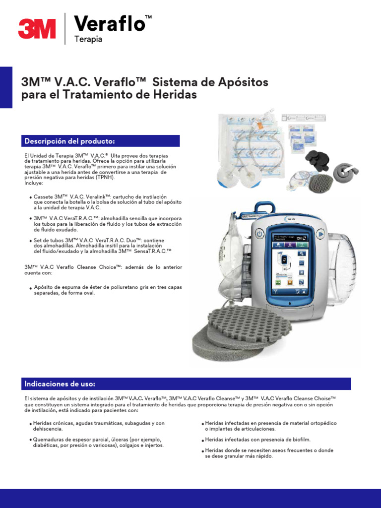 Ficha Técnica VAC Veraflo | PDF | Hemostasia | Coagulación