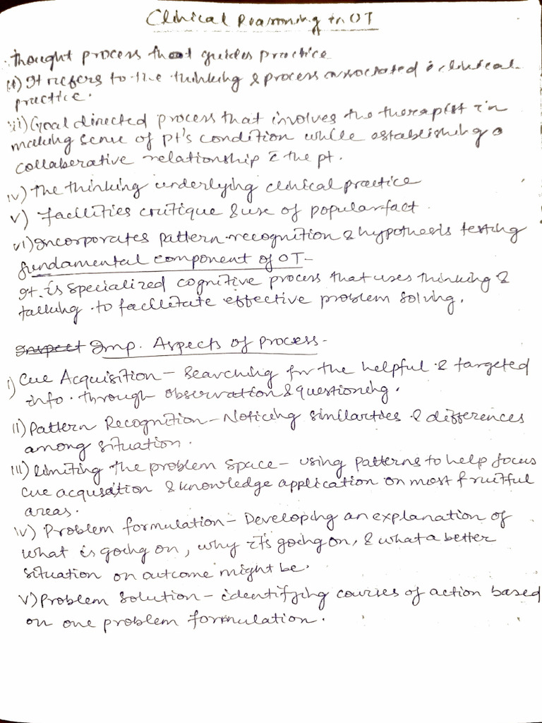 Ot Practice and Process | PDF