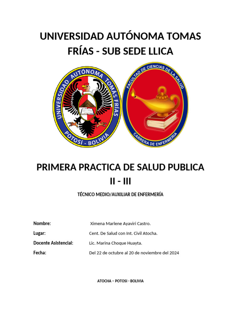 Universidad Autónoma Tomas Frías | PDF
