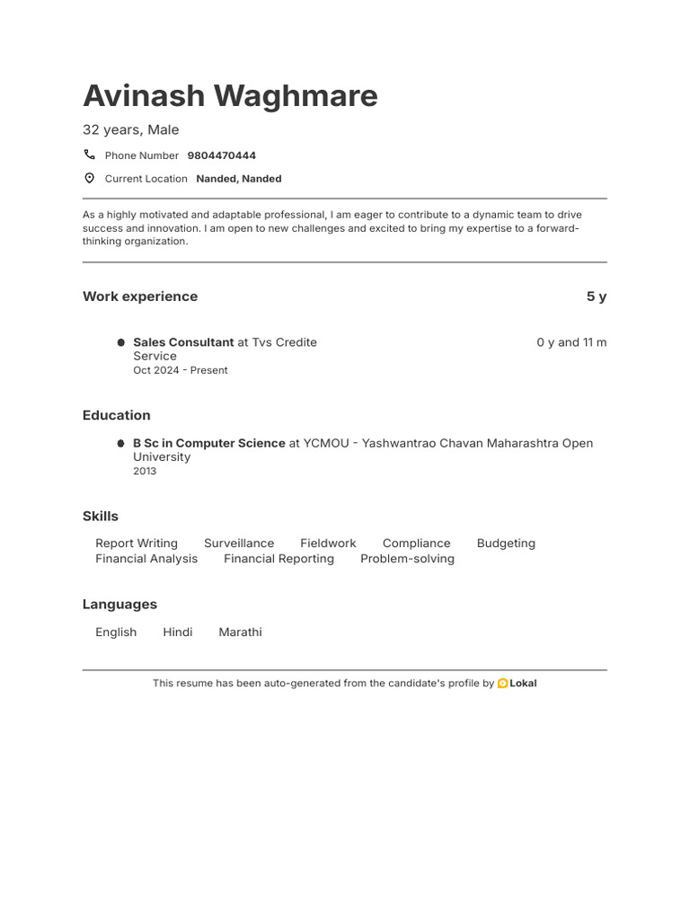 Avinash Waghmare | PDF