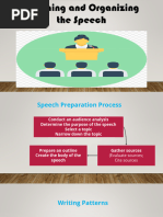 5-Minute Speech Outline Guide | PDF