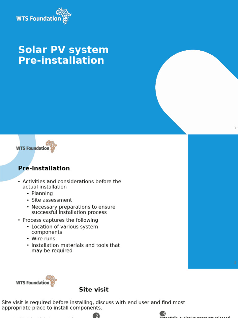 Solar PV System Pre-Installation Guide | PDF | Solar Power | Roof
