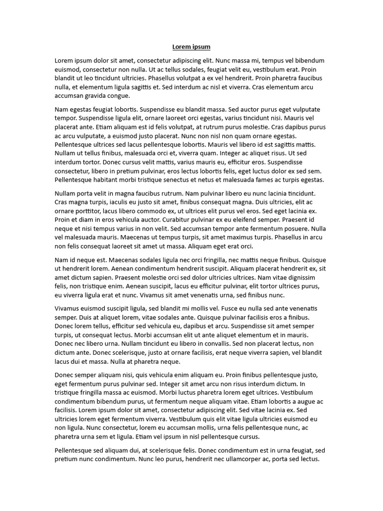 Lore Doc | PDF