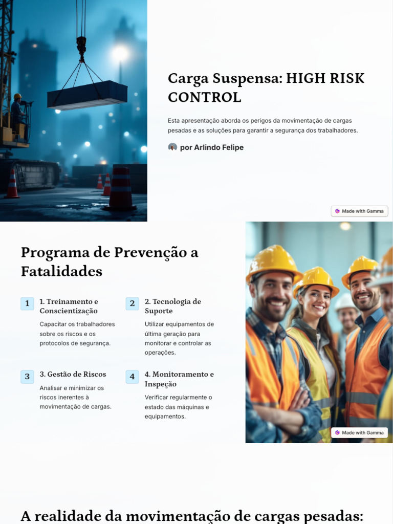 Segurança na Movimentação de Cargas Pesadas | PDF | Comunicação