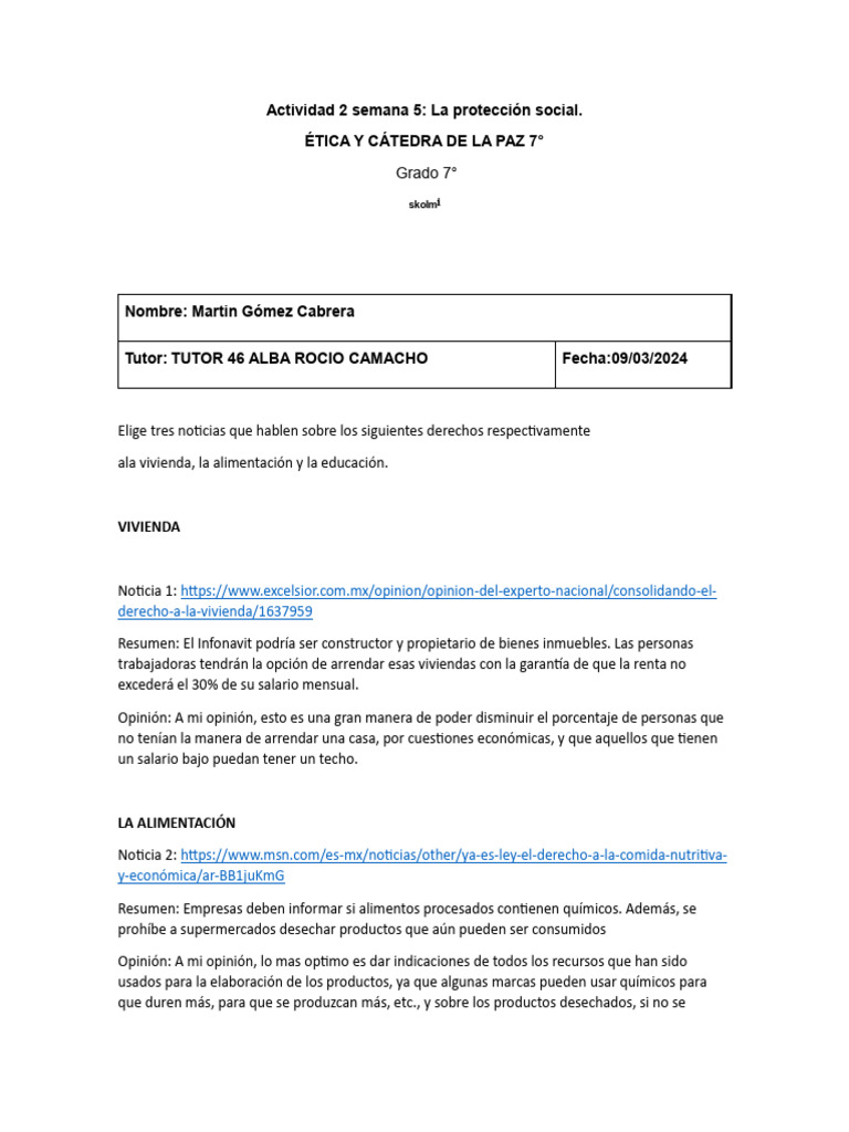 Actividad 2 Semana 5 Etica | PDF