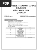 Grade 12 Final Exam Results 2024 | PDF