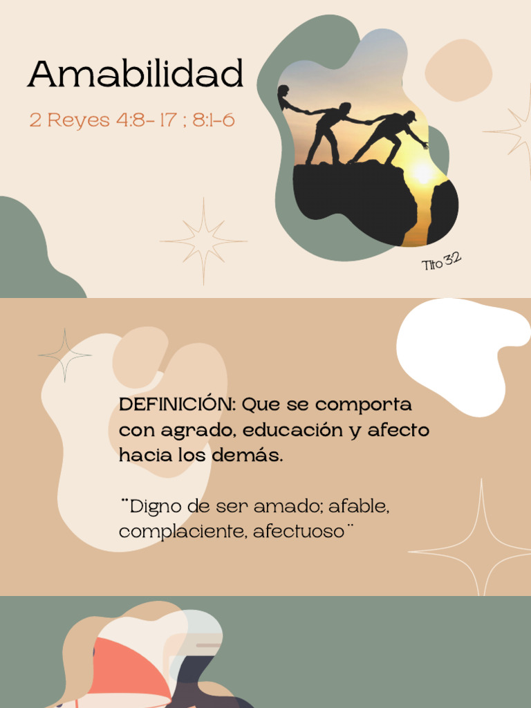 La Amabilidad: Definición y Ejemplos | PDF