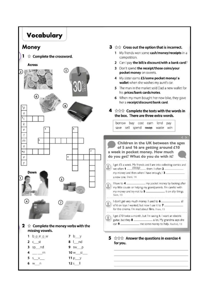 Vocabulary Unit 4 7th Grade | PDF