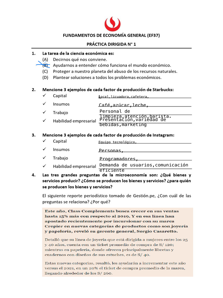 PD1 - Conceptos Básicos 3 | PDF | America latina | Perú