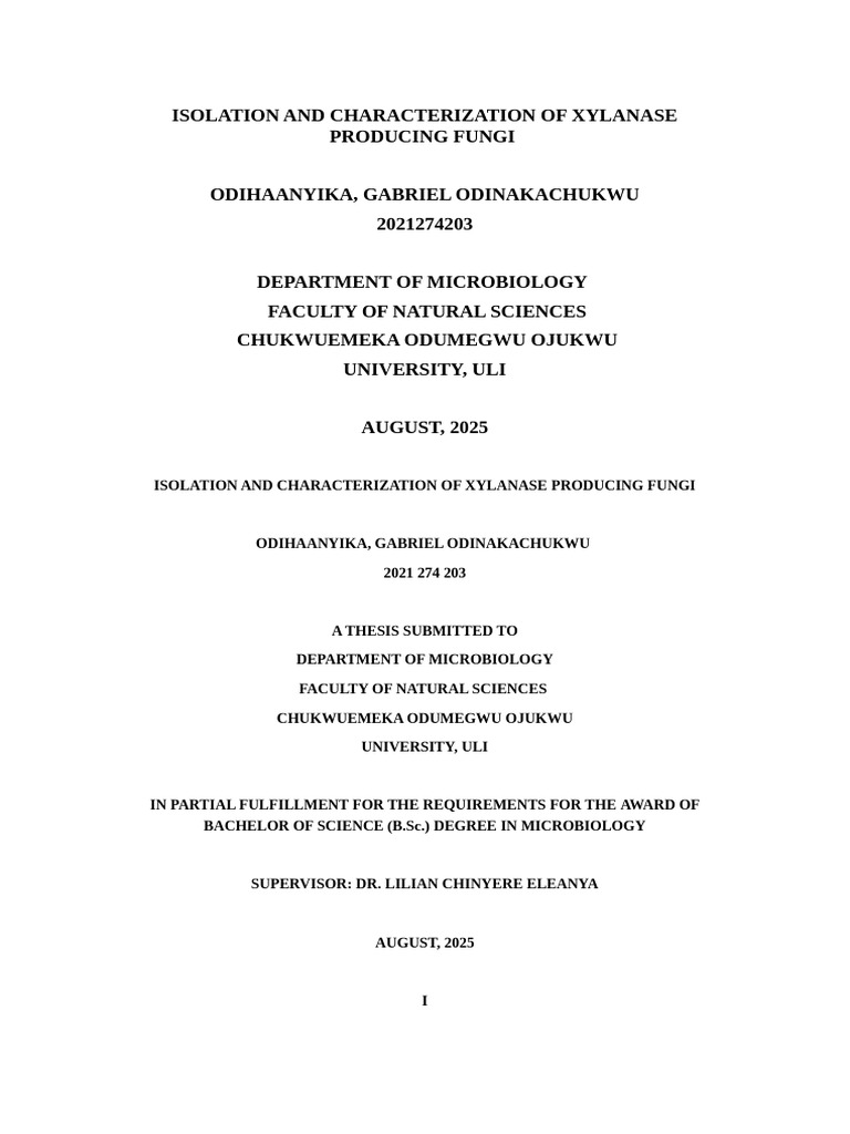 Xylanase-Producing Fungi Isolation Study | PDF