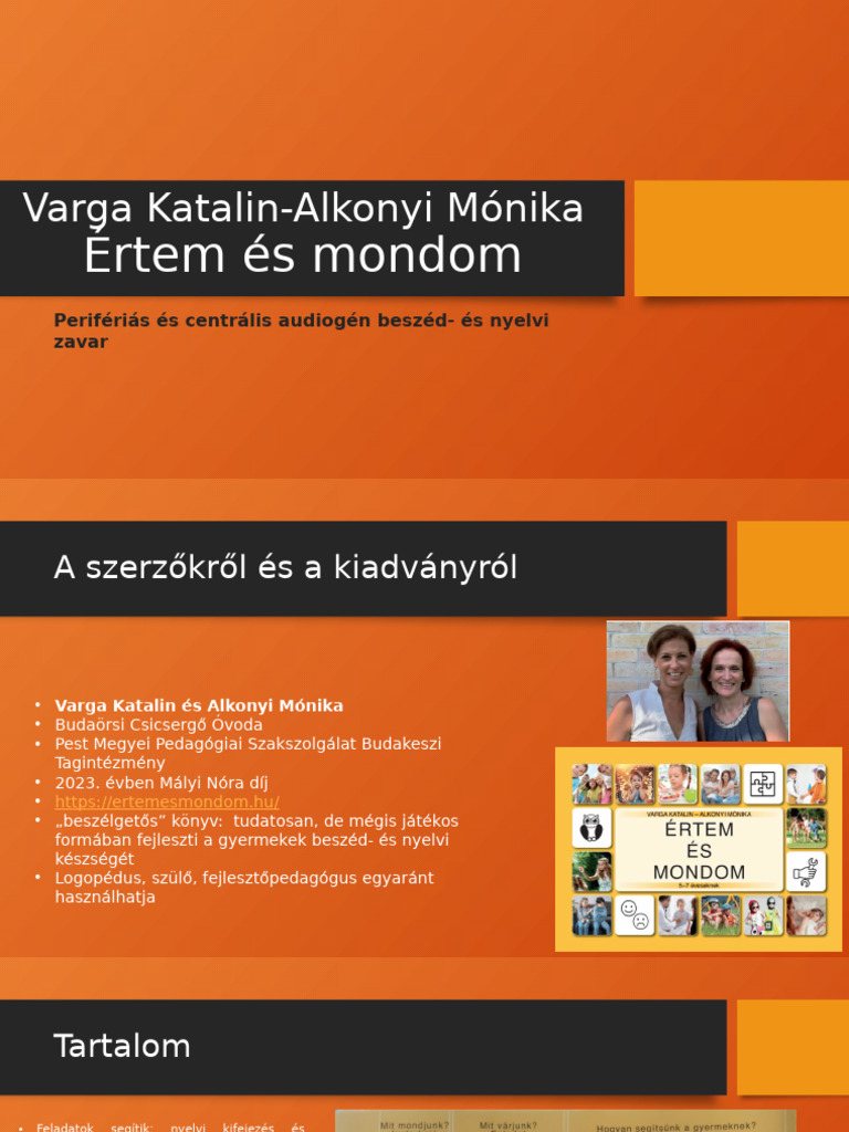 Perifériás És Centrális Audiogén Beszéd - És Nyelvi Zavar | PDF