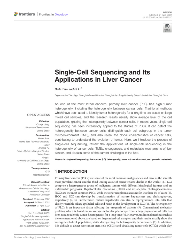 Integrating Single-Cell RNASeq and Bulk RNA-Seq Data To Explore The Key ...