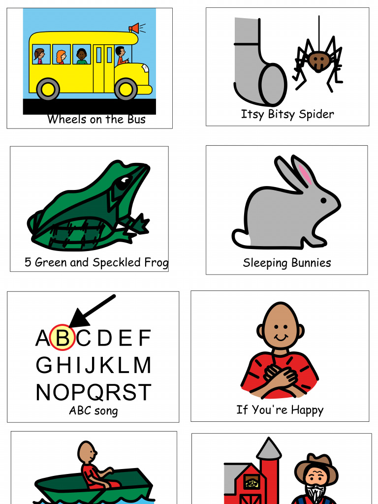 Morning Song Choice Board | PDF