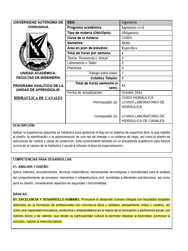 CV603 | PDF | Agua potable | Diseño