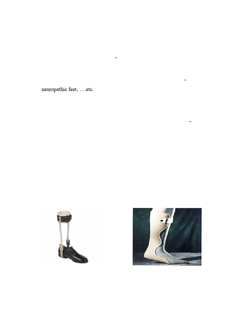 Types of Ankle-Foot Orthoses Explained | PDF | Limbs (Anatomy ...