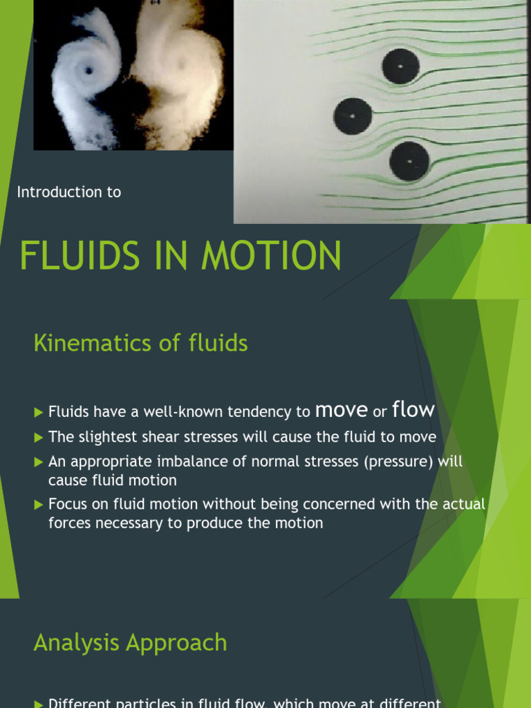 Understanding Fluid Motion Dynamics | PDF | Fluid Dynamics | Reynolds ...