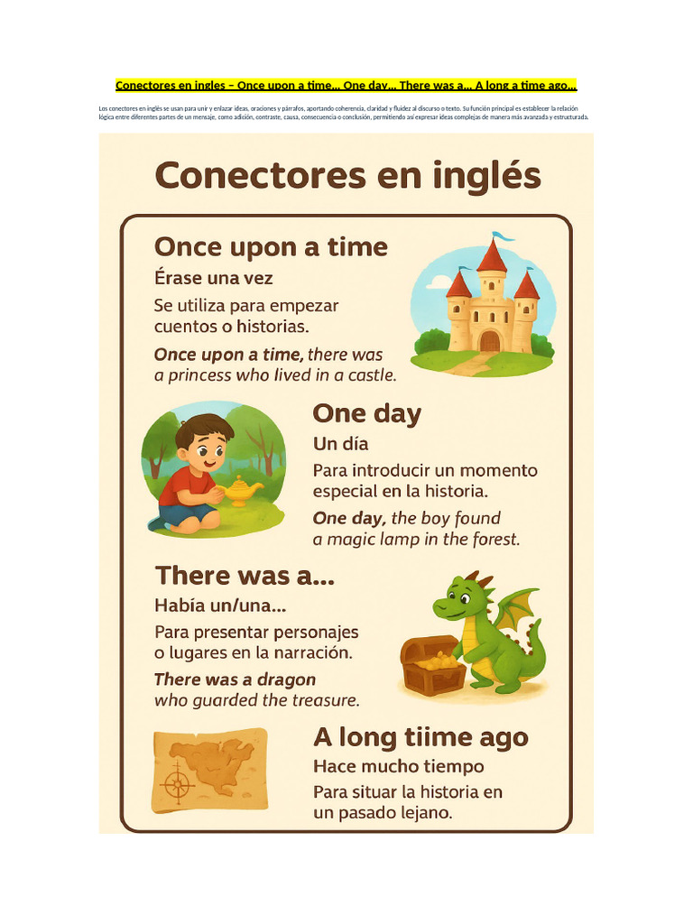 Conectores en Ingles | PDF