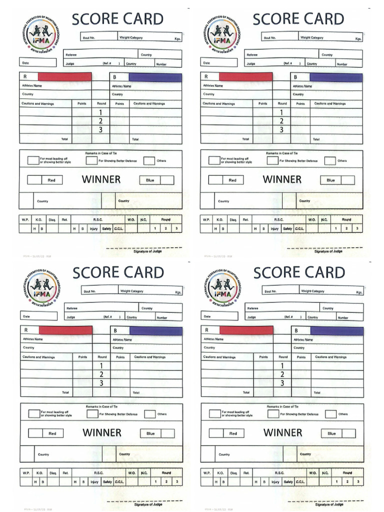 Score Card | PDF