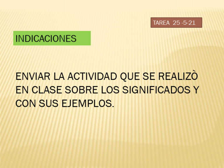 Tarea Tutorìa Significado 25-5-21 | PDF