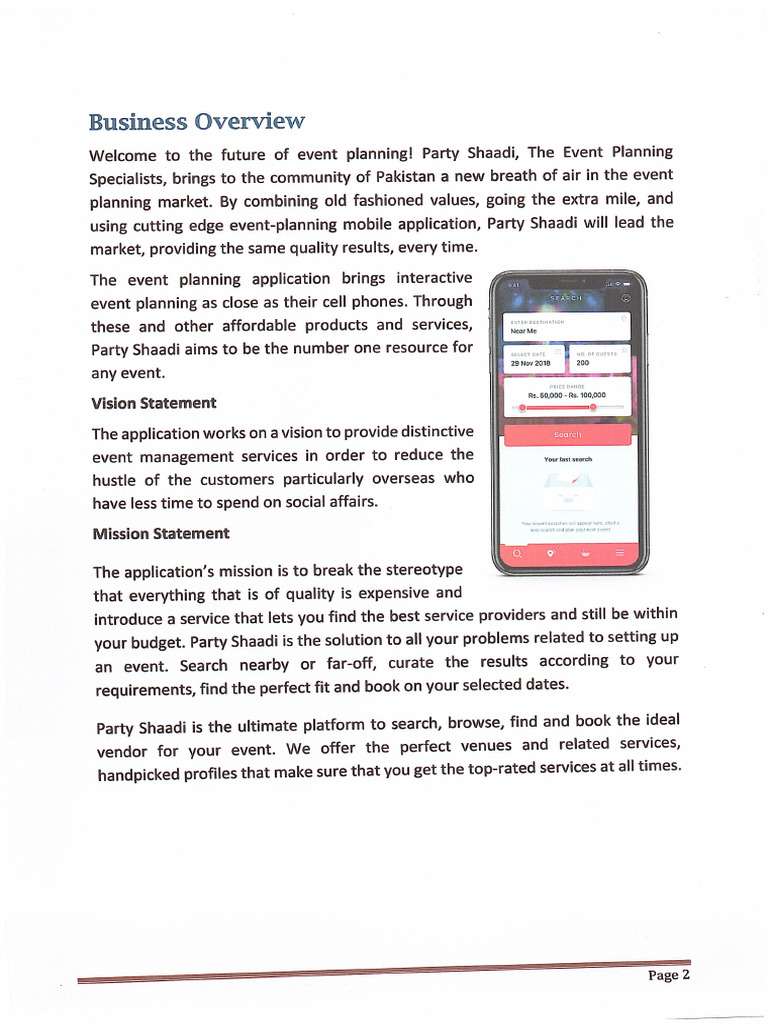 Party Shaadi Concept Document | PDF