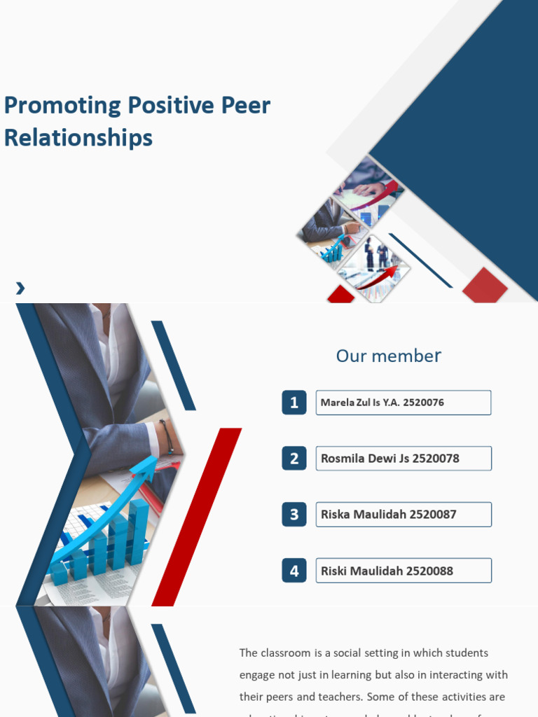 Group 8 - Positive Peer Relationship | PDF | Conflict Resolution | Teachers