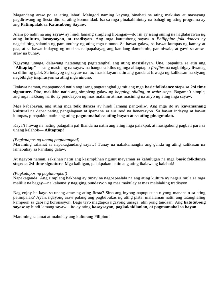 Fiesta Script | PDF