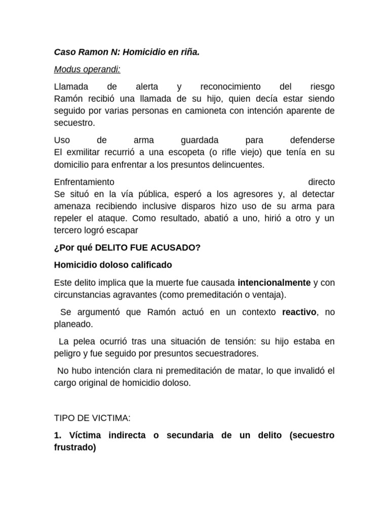 Caso Ramon N Borraador | PDF