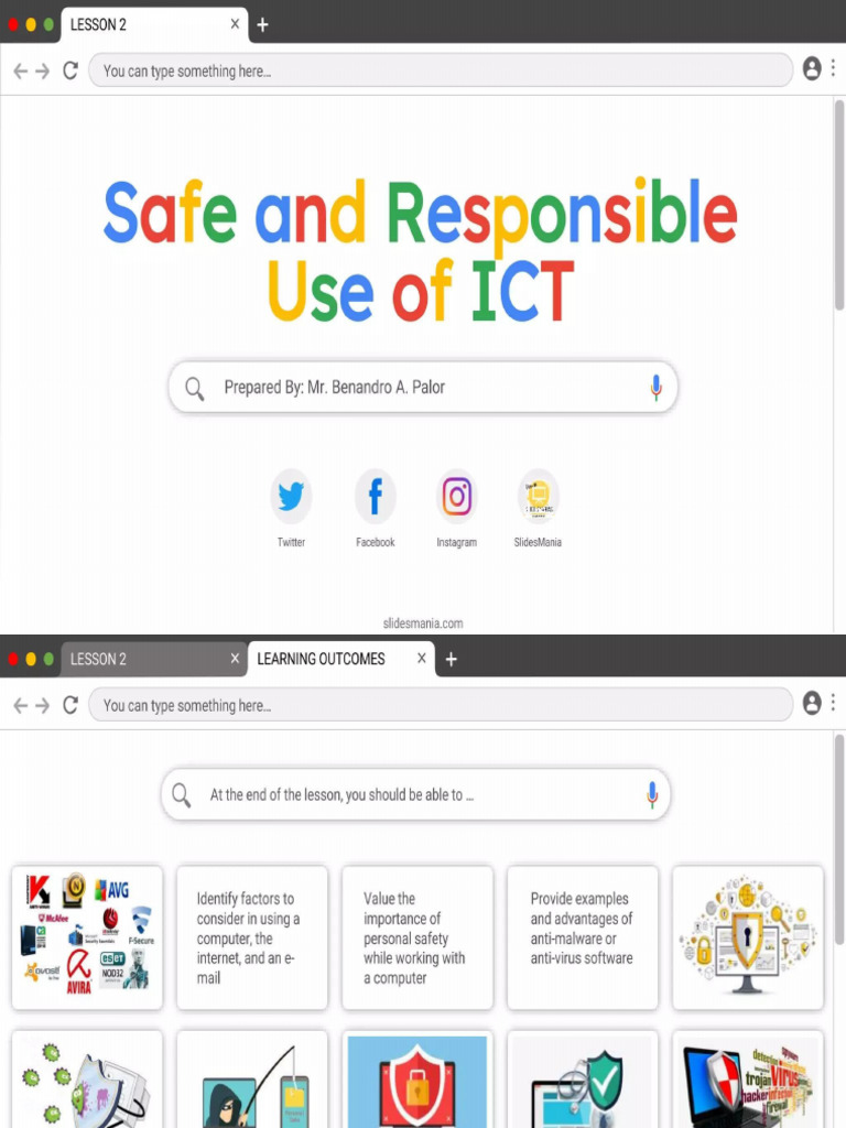 Safe and Responsible Use of ICT Grade 4 | PDF