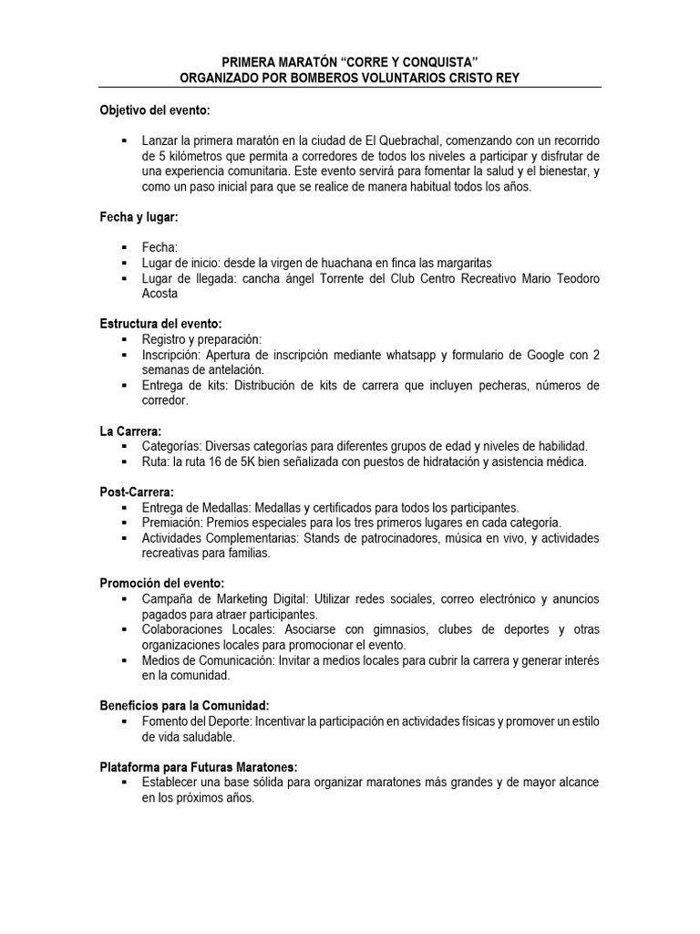 Primera Maratón | PDF