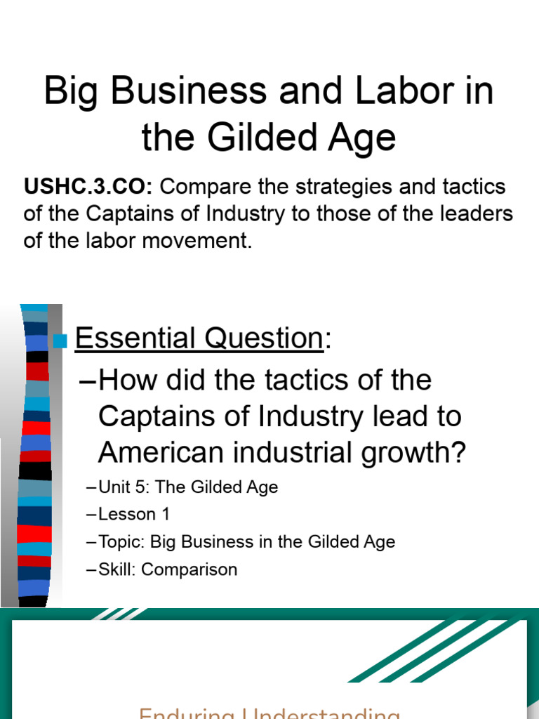 3.1 Big Business and Labor in The Gilded Age Notes (3.CO) (Unit 3 ...