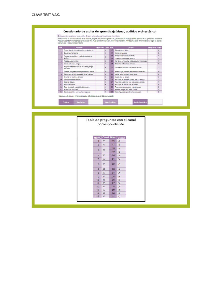 Clave Text Vak | PDF