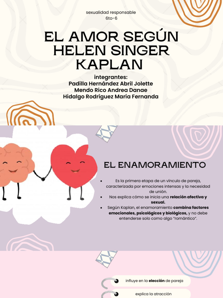 El Amor Segun Helen Singer Kaplan | PDF | Amor | La sexualidad humana