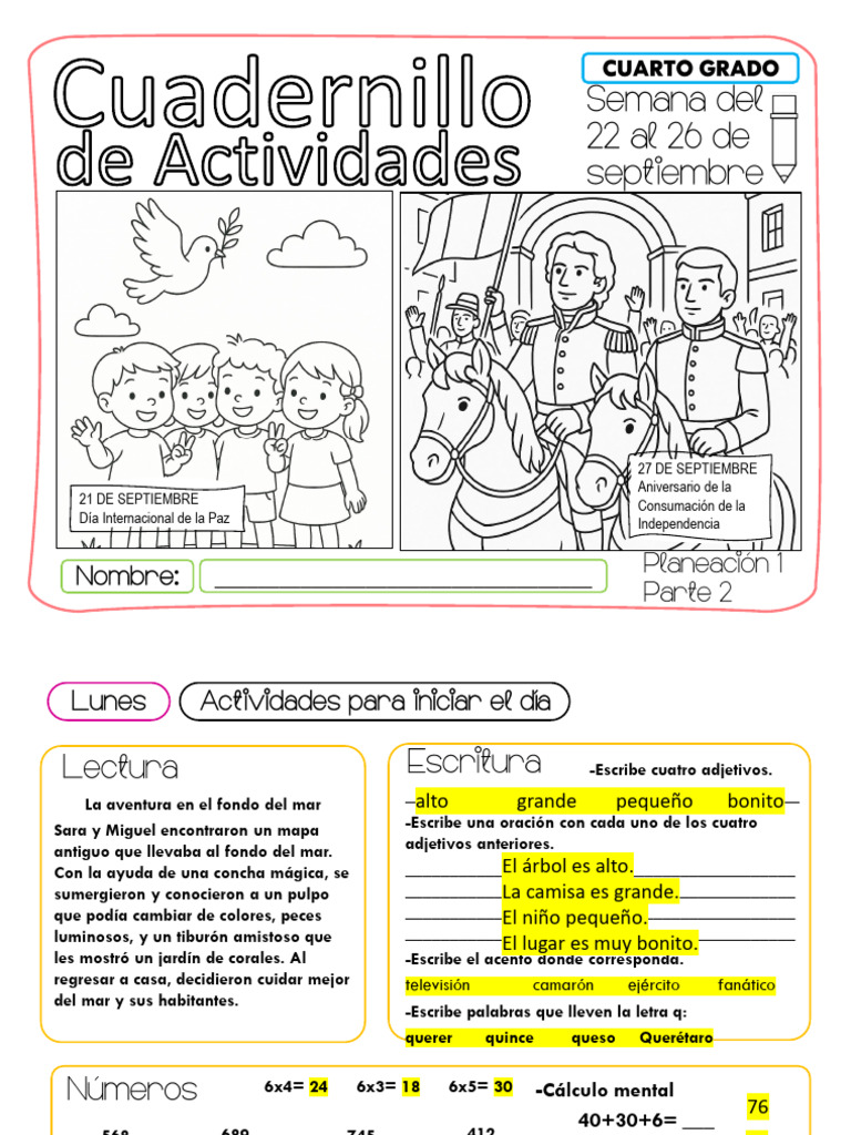 4° Solu Parte 2 | PDF | División (Matemáticas) | Testimonio