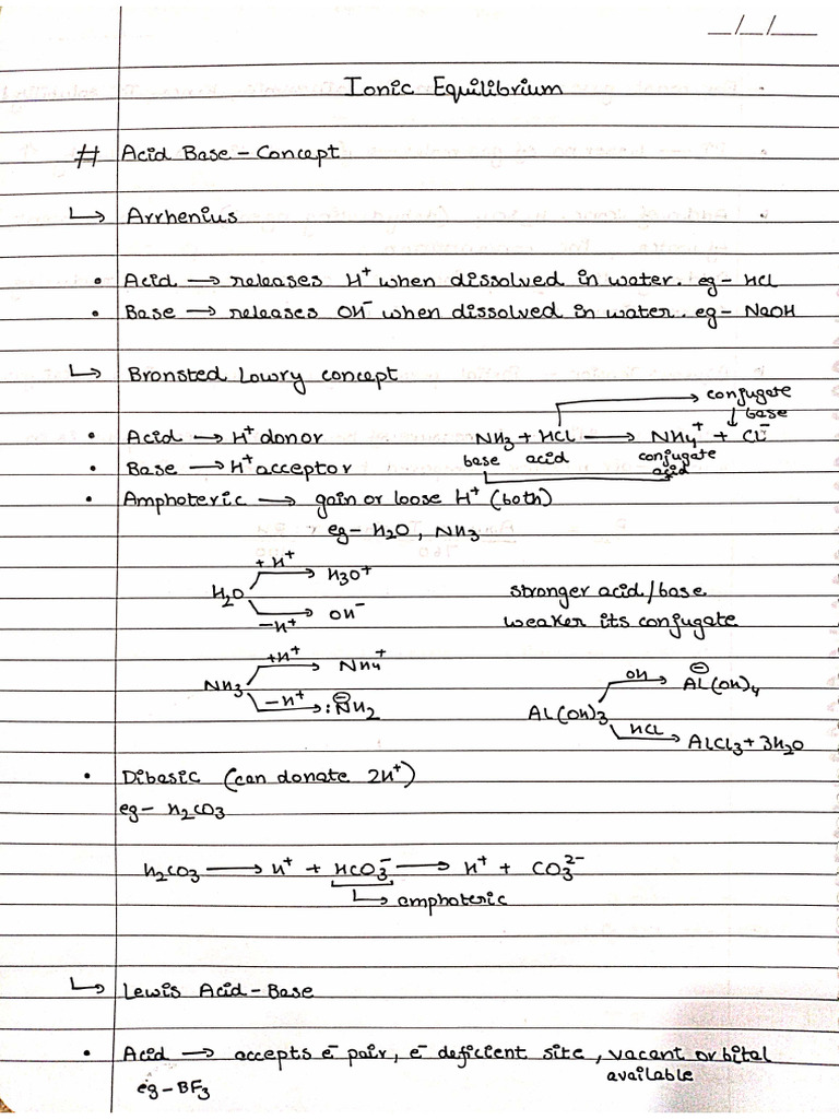 Ionic Equilibrium | PDF