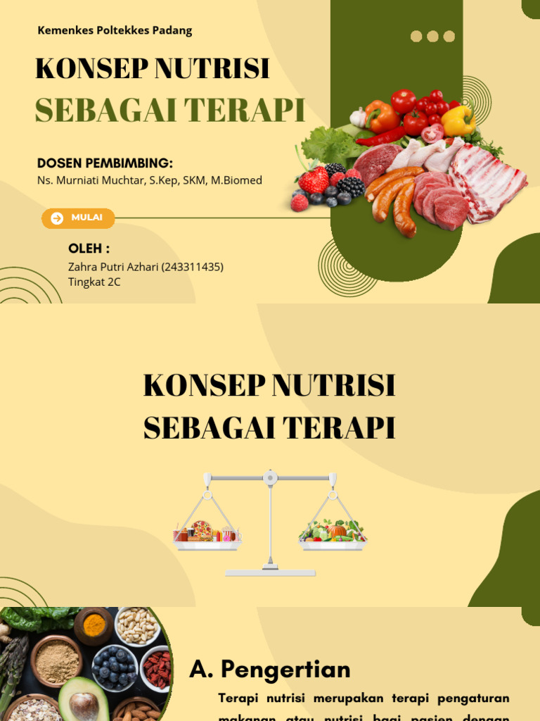 Terapi Nutrisi untuk Pasien Penyakit | PDF