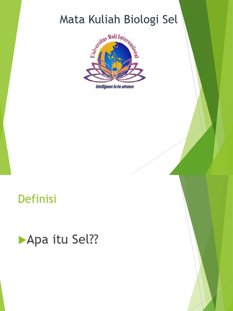 Biologi Sel Pertemuan 2 2021 | PDF