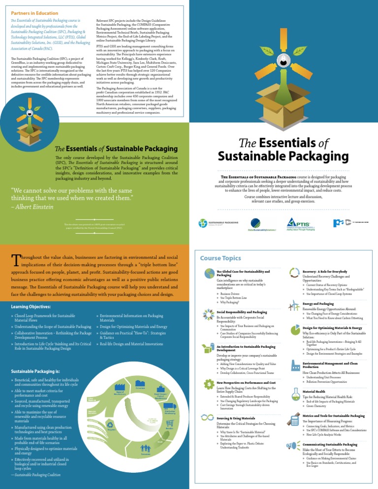 Essentials Brochure 2010 | PDF | Packaging And Labeling | Sustainability