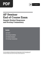AP Seminar 2025 IWA Scoring Guide | PDF | Citation | Argument