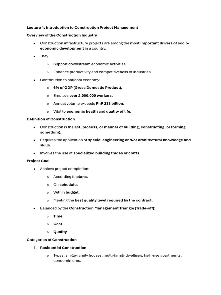 Eto Na Final Na Reviewer Na Talaga | PDF | Specification (Technical Standard) | General Contractor