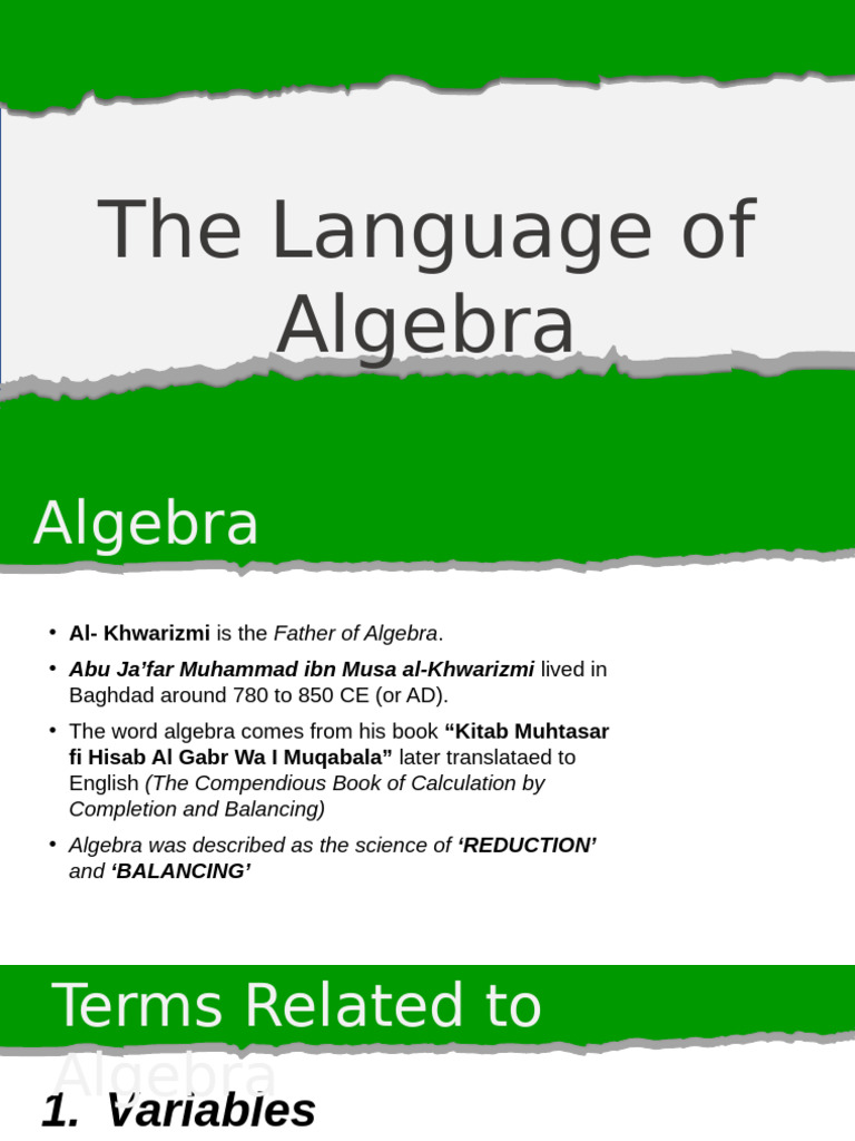 Understanding Algebraic Terms and Polynomials | PDF | Polynomial ...