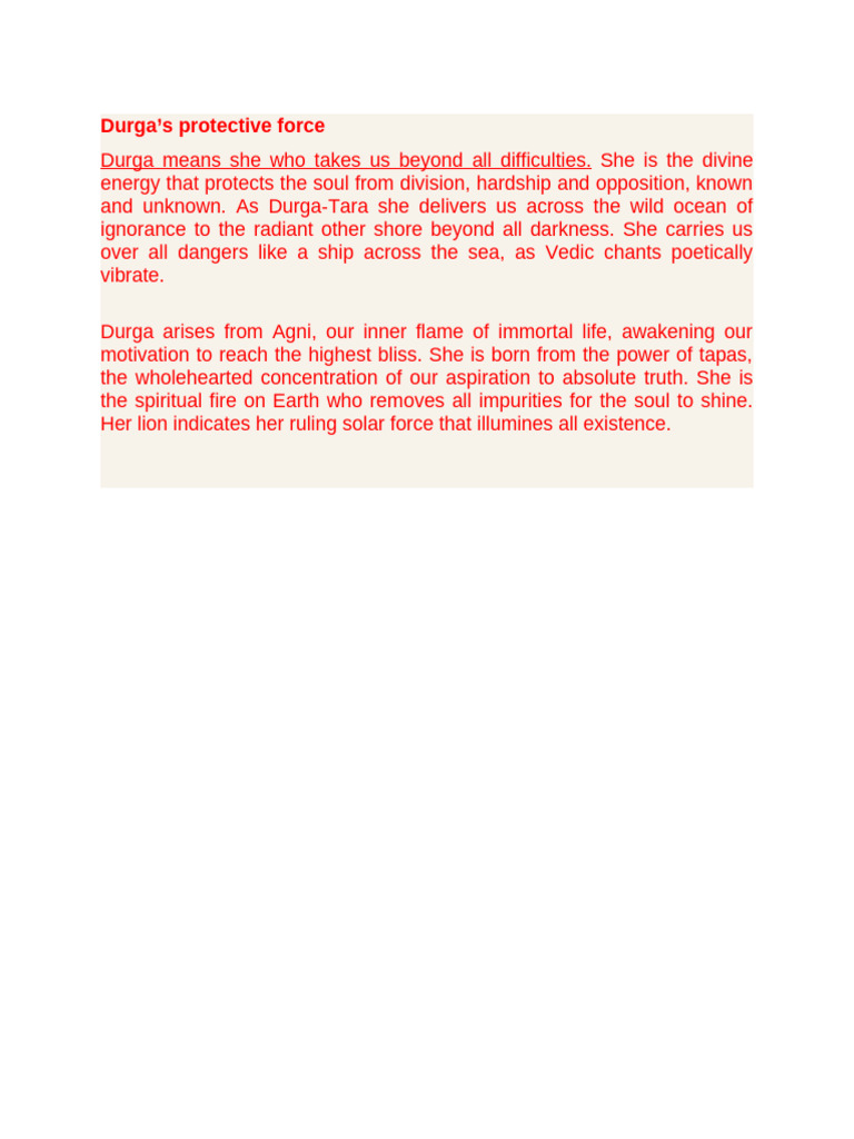 Durga | PDF