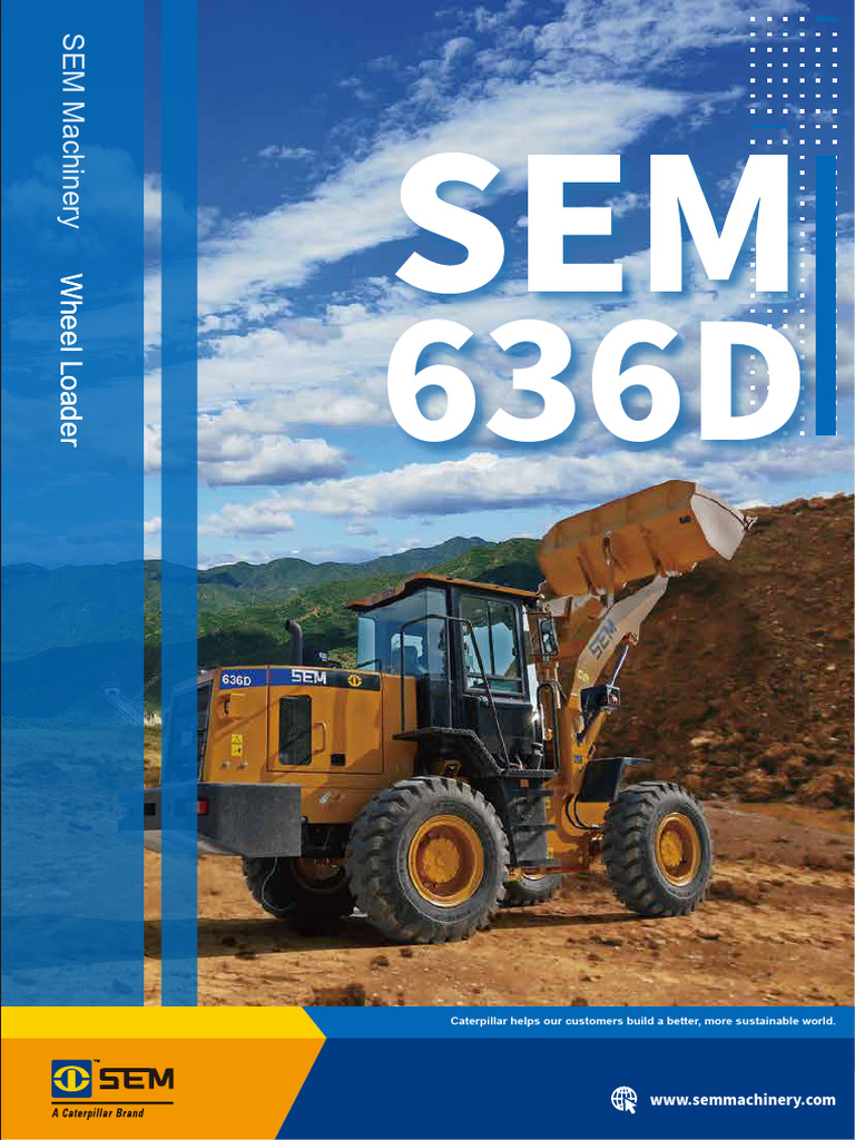SEM 636D Wheel Loader Overview | PDF | Brake | Bearing (Mechanical)