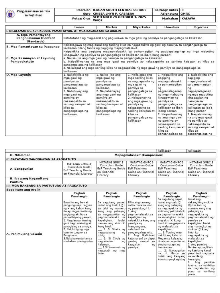 Newformat GMRC3 WEEK6 | PDF