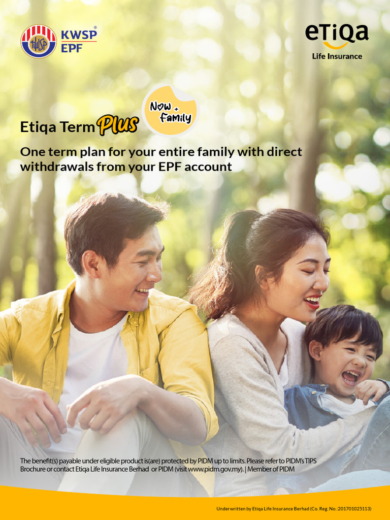 Etiqa Term Plus Family Coverage Plan | PDF | Life Insurance | Financial ...