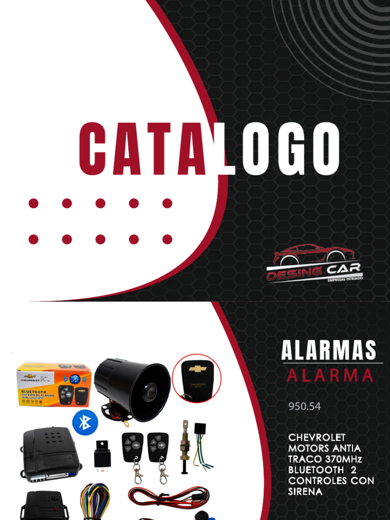 Catalogo Desing Car Audio y Alarma | PDF | Vehículos | Vehículo de motor