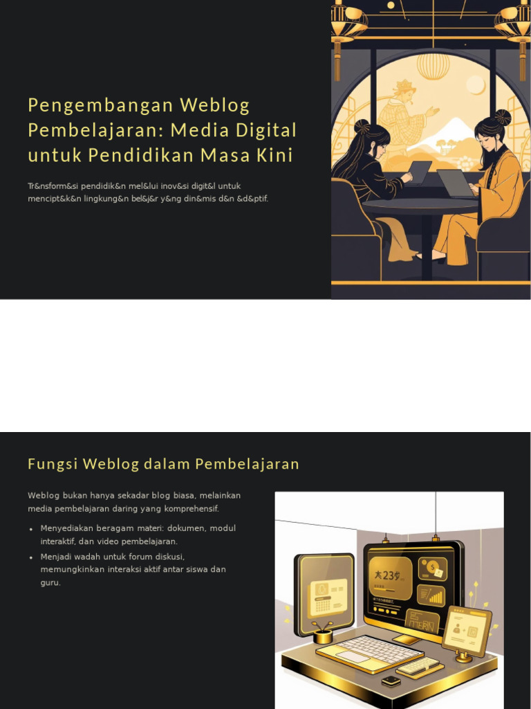 Pengembangan Weblog Pembelajaran Media Digital Untuk Pendidikan Masa ...