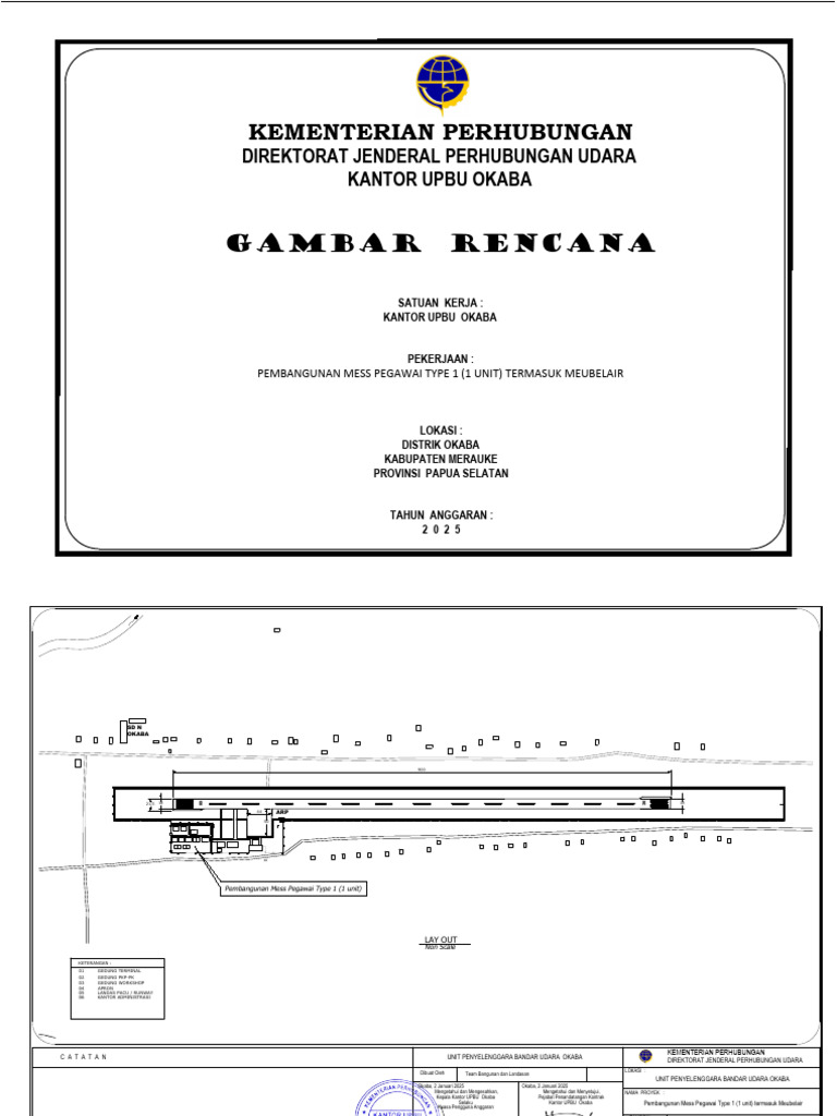 Pembangunan Mess Pegawai Okaba 2025 | PDF