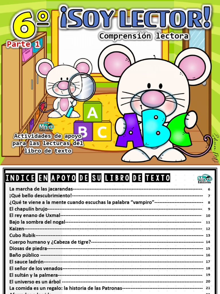 Actividades de Comprensión Lectora 6to Grado | PDF | Pi
