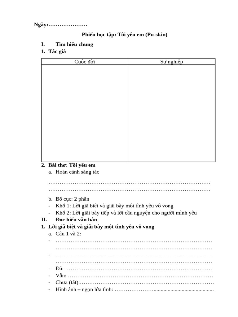 PHT Tôi Yêu em | PDF