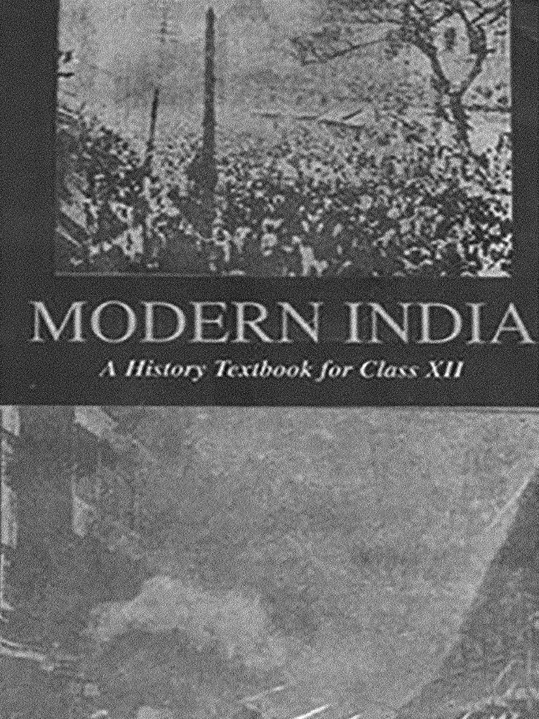Modern India Bipan Chandra Real 1 | PDF